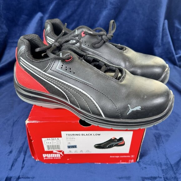 Puma | Shoes | Puma Touring Black Low Mens 15 153 | Poshmark